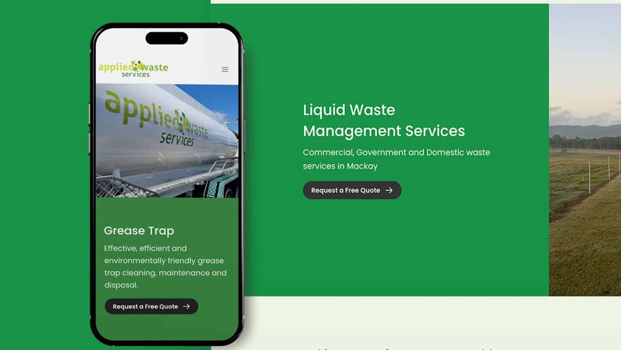 Applied Waste Services Website - Forte Marketing
