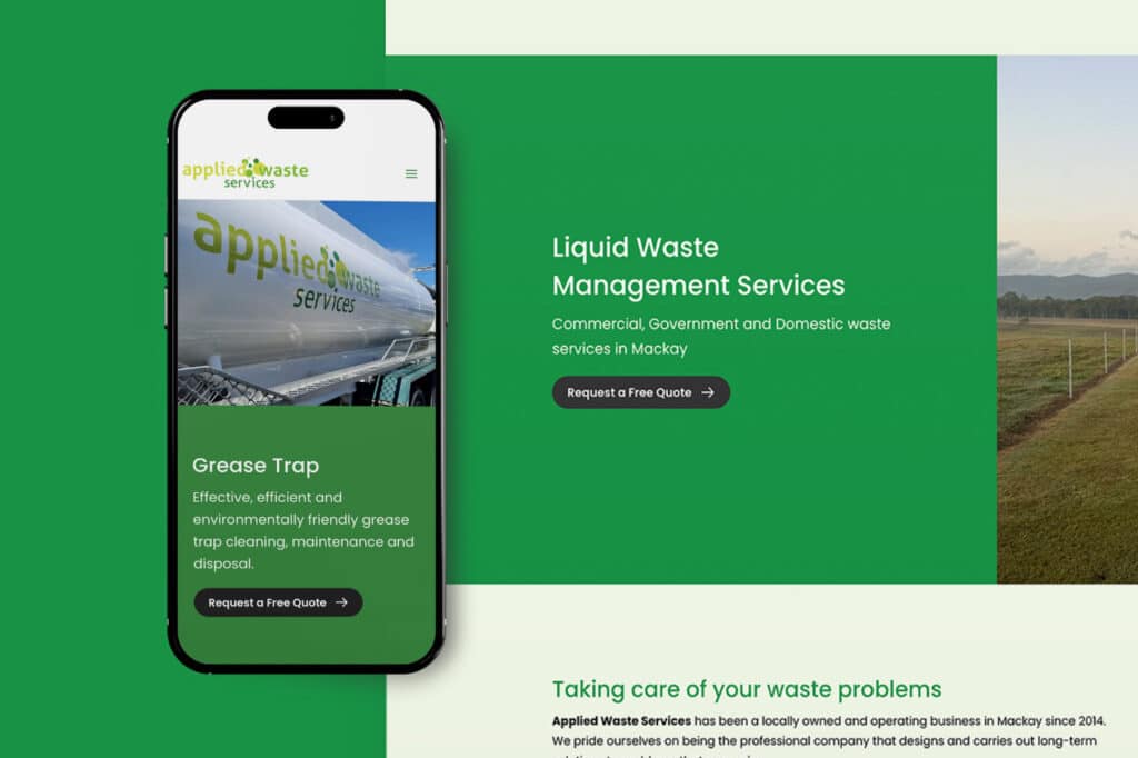 Applied Waste Services Website - Forte Marketing